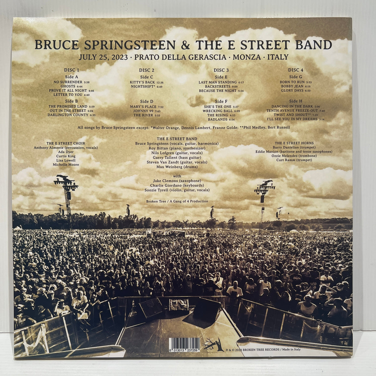 Bruce Springsteen - Monza 2023 - rare limited 4 LP box ...