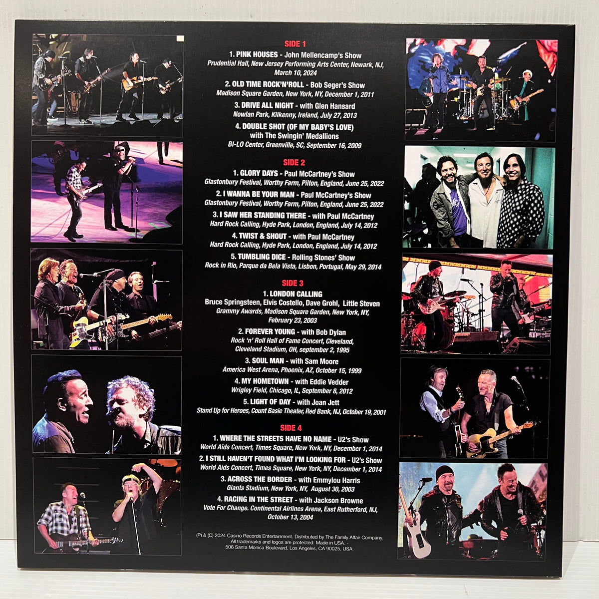 Bruce Springsteen - DUETS - rare limited RED vinyl 2LP ...