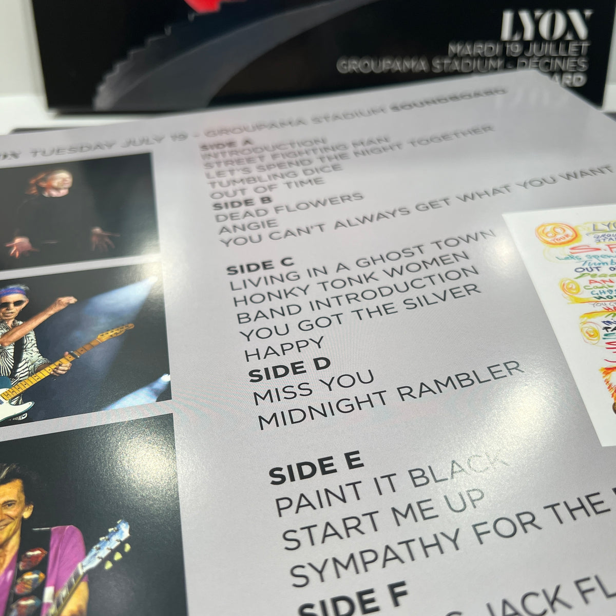 The Rolling Stones - Lyon - rare limited color vinyl 3LP box ...