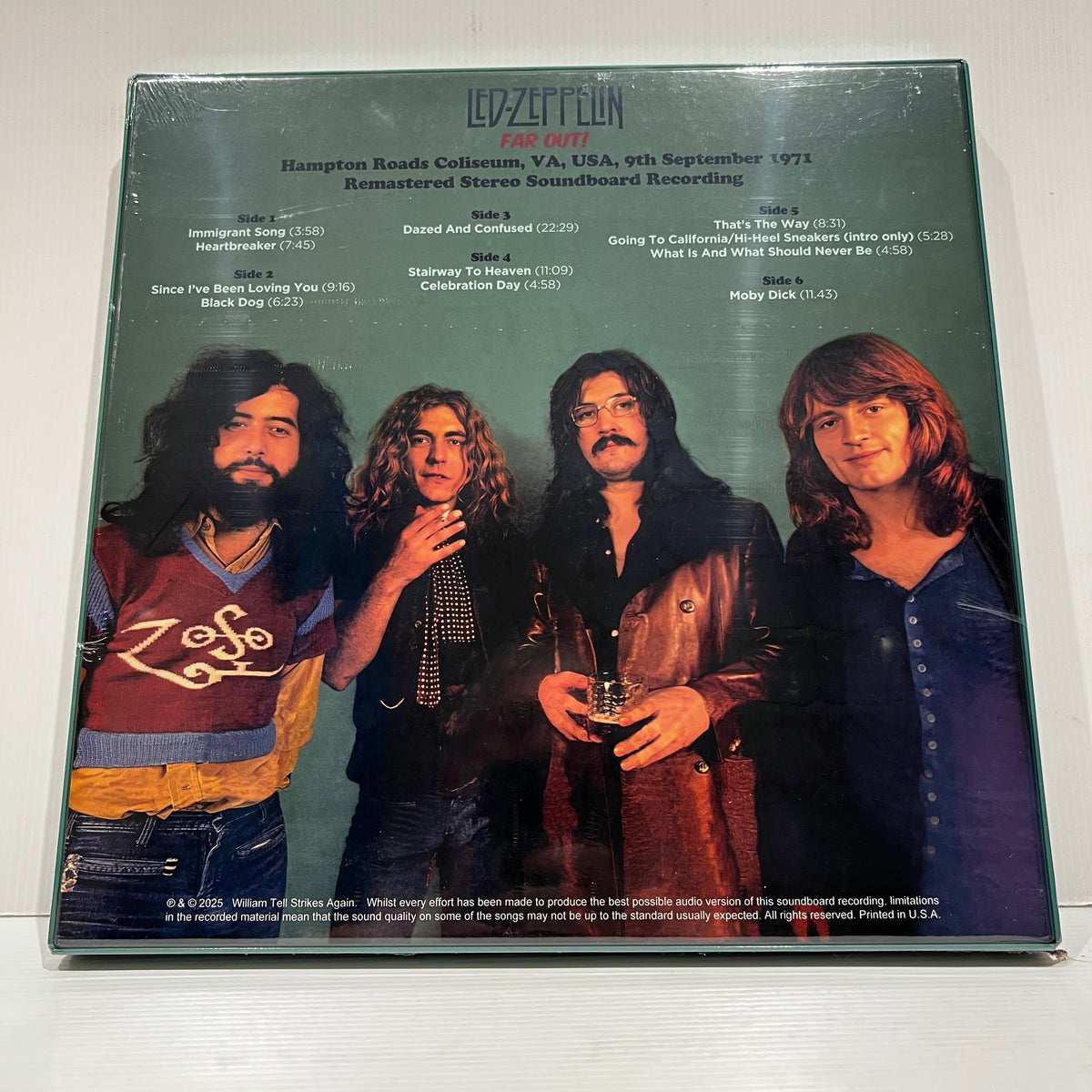 Led Zeppelin - Far Out! Hampton 1971 - Rare Limited COLOR vinyl 3LP ...