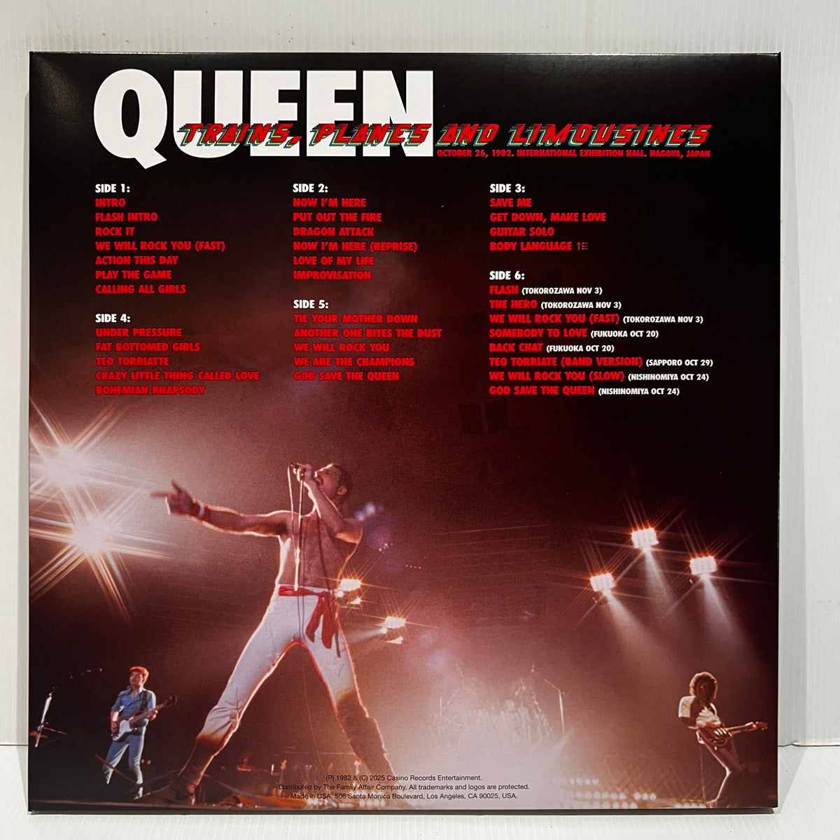 Queen - Trains, Planes and Limousines - rare TURQUOISE vinyl 3LP ...