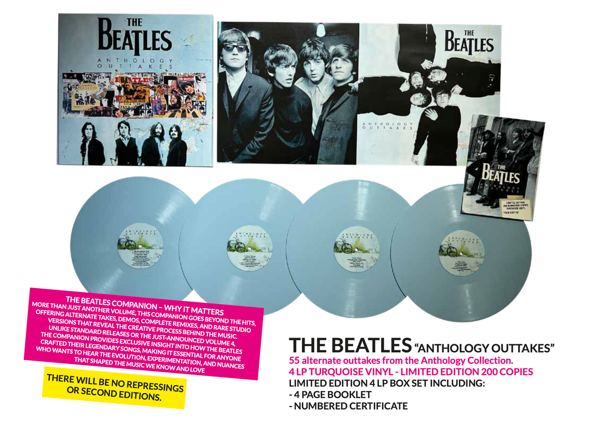 The Beatles - Anthology Outtakes - Limited 4 LP box (PRE-ORDER) – rockrecordscollectors